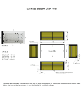Elegant Liten Pool - swimspa - Spa Kompaniet